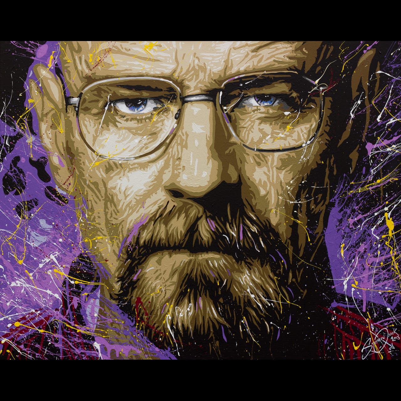 Breaking Bad Painting | Walter White Pop Art | Stephen Quick