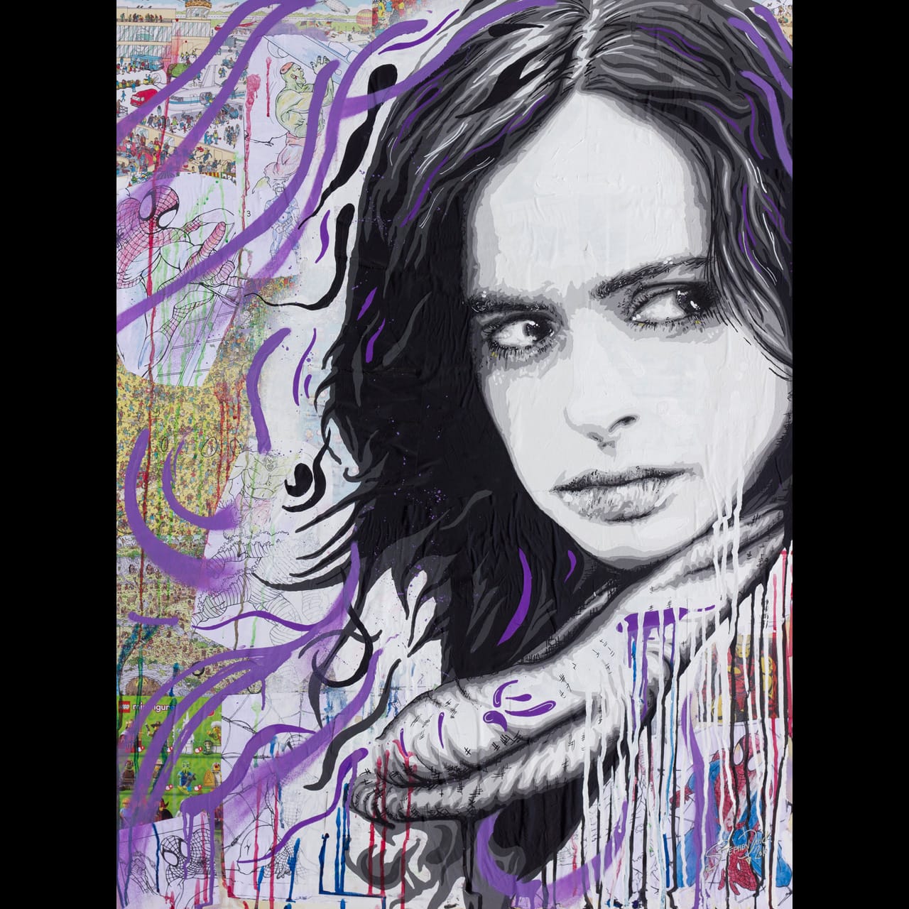 Jessica Jones Painting | Krysten Ritter Art | Steohen Quick