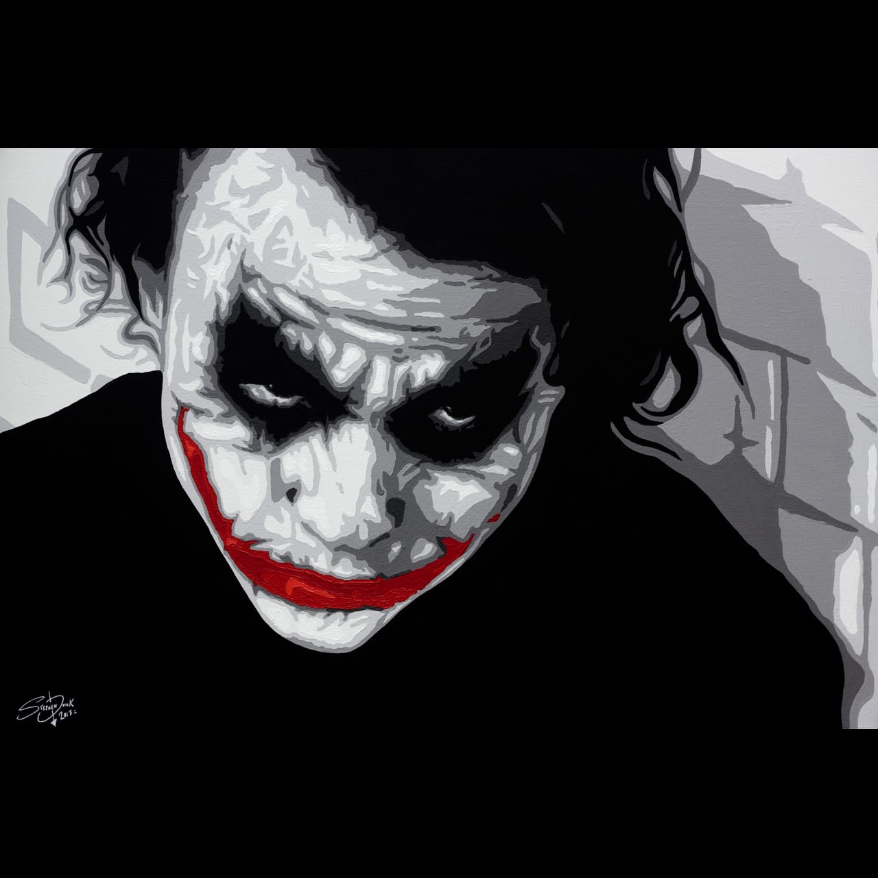 Joker Painting | Amazing Pop Art | Stephen Quick