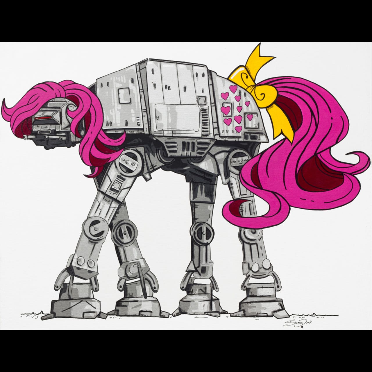 My Little ATAT Painting | Star Wars Mashup Art | Steopen Quick